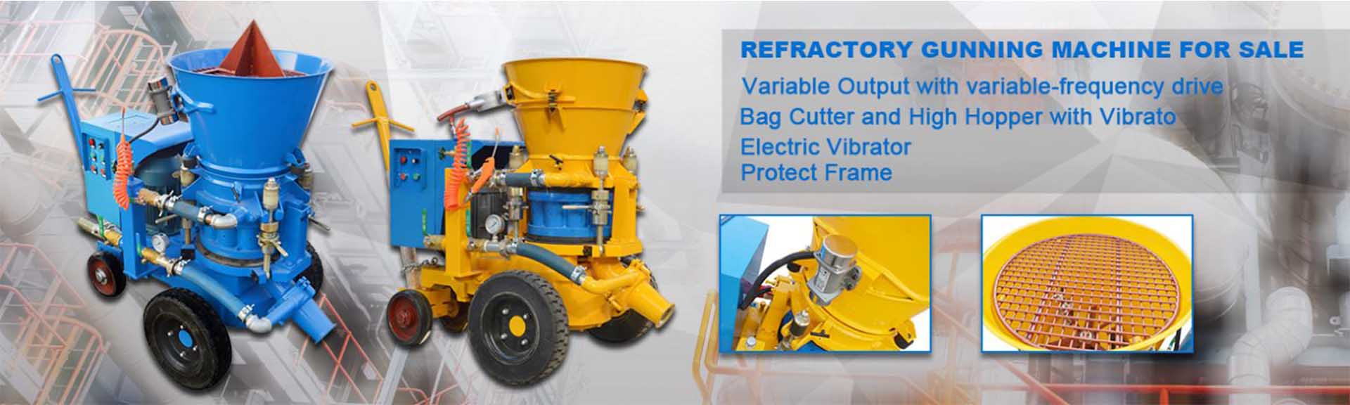 refractory gunning machine,refractory pan mixer